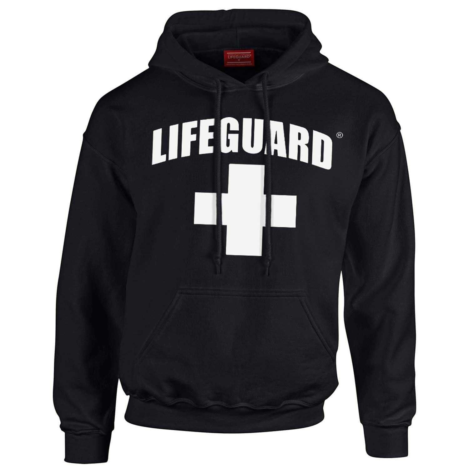 Life Guard Hoodie, Black Pullover Sweatshirt for Men and Women, Cotton ...