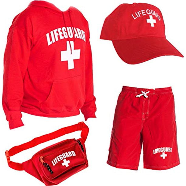LIFEGUARD Officially Licensed Mens Halloween Costume Combo Pack Hoodie ...