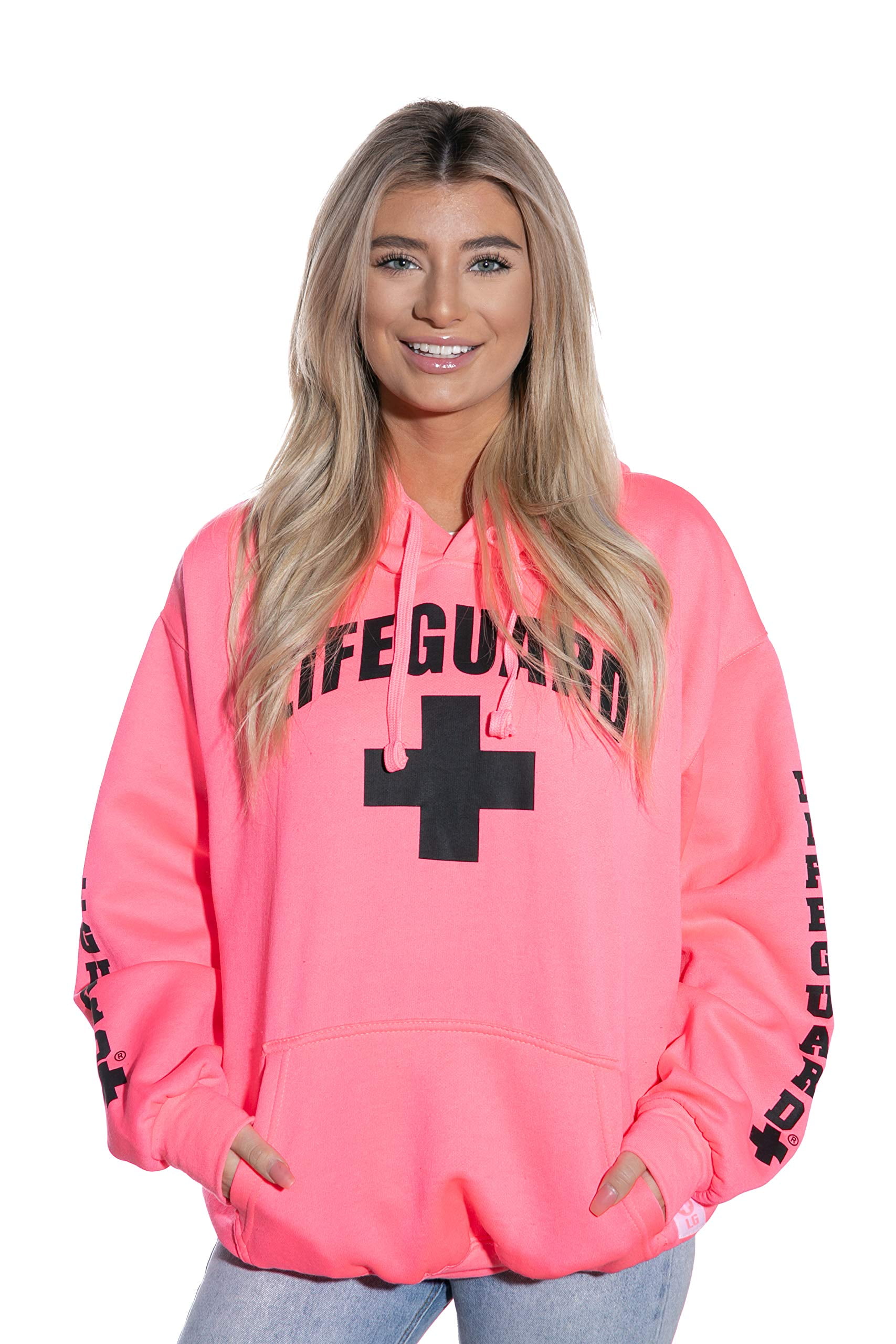 LIFEGUARD Officially Licensed Neon Bright Color Sweatshirt Pullover ...