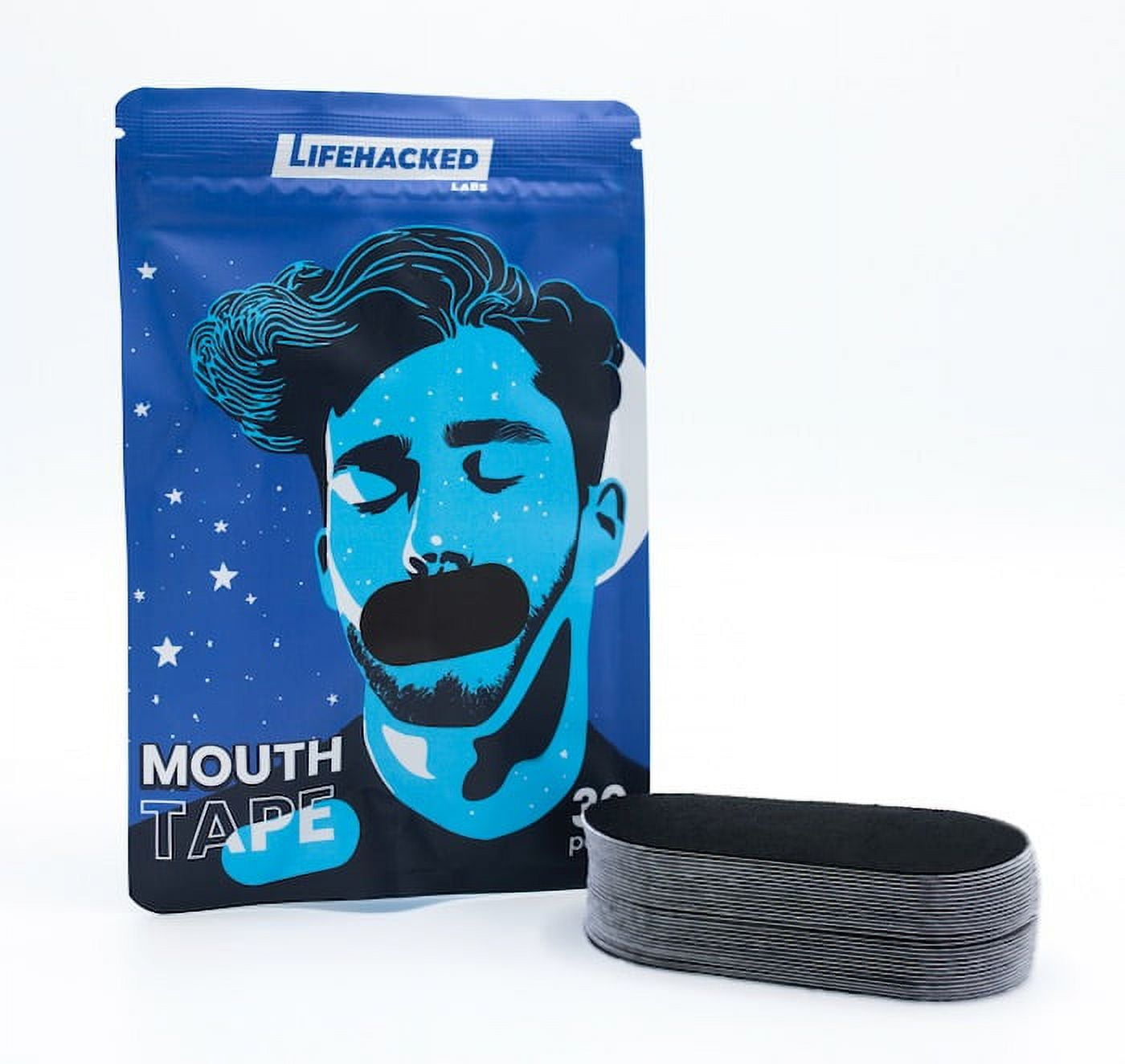 LIFEHACKED Labs Mouth Tape, Reduce Snoring, Sleep Apnea, CPAP ...