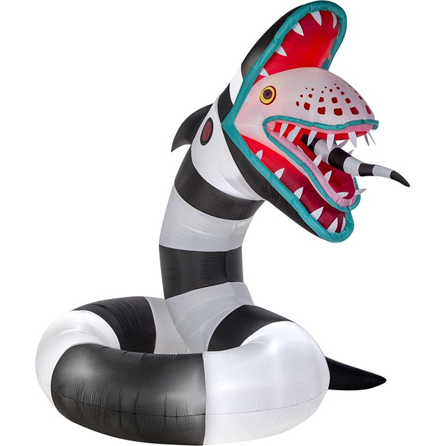 LIFEI 10' Animated Giant Airblown Sand Worm from Beetlejuice Halloween ...