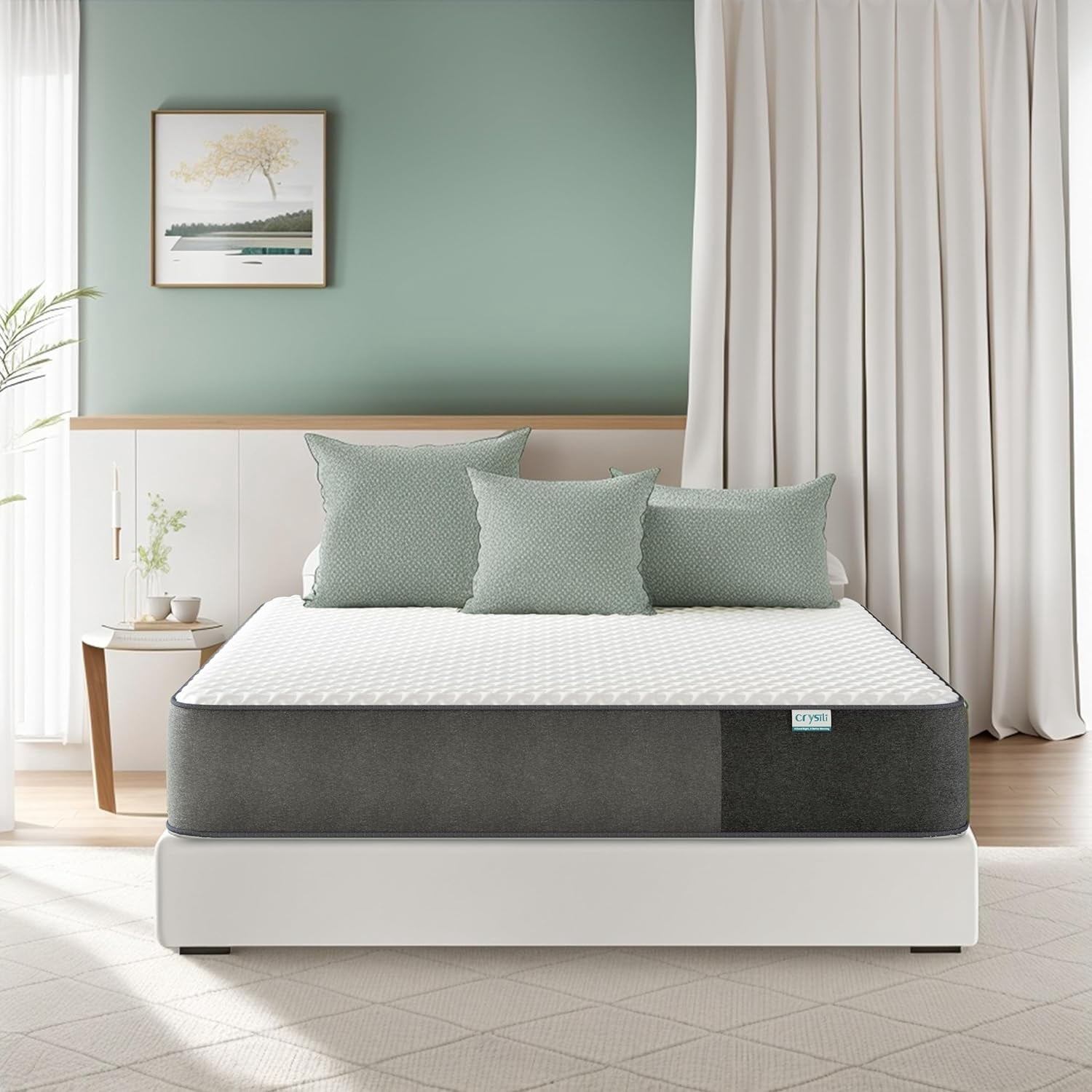 LIFEI Full Size Mattress, 12 inch Breathable Memory Foam Mattress with ...