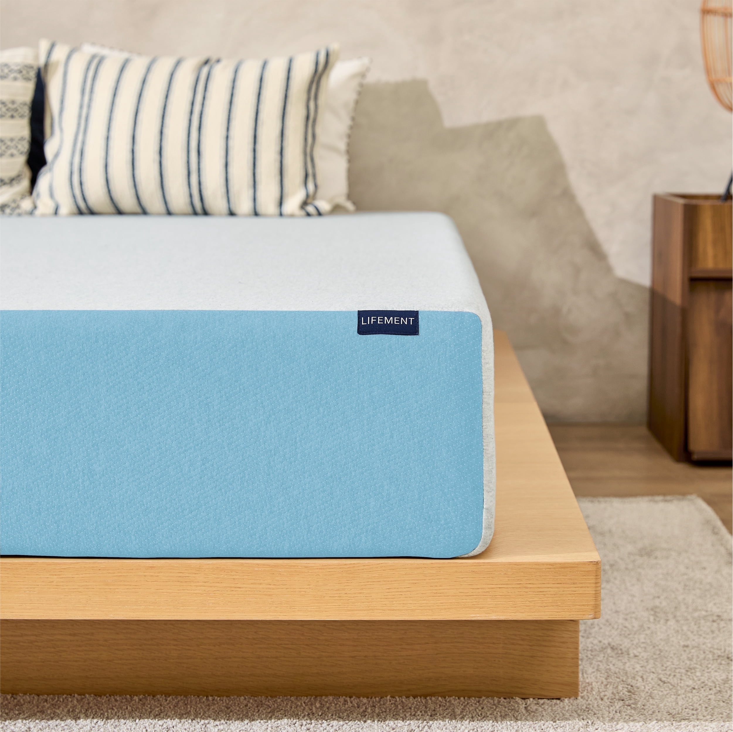 Lifement Basic 8 Inch Full, Copper Infused Cooling Gel Memory Foam ...