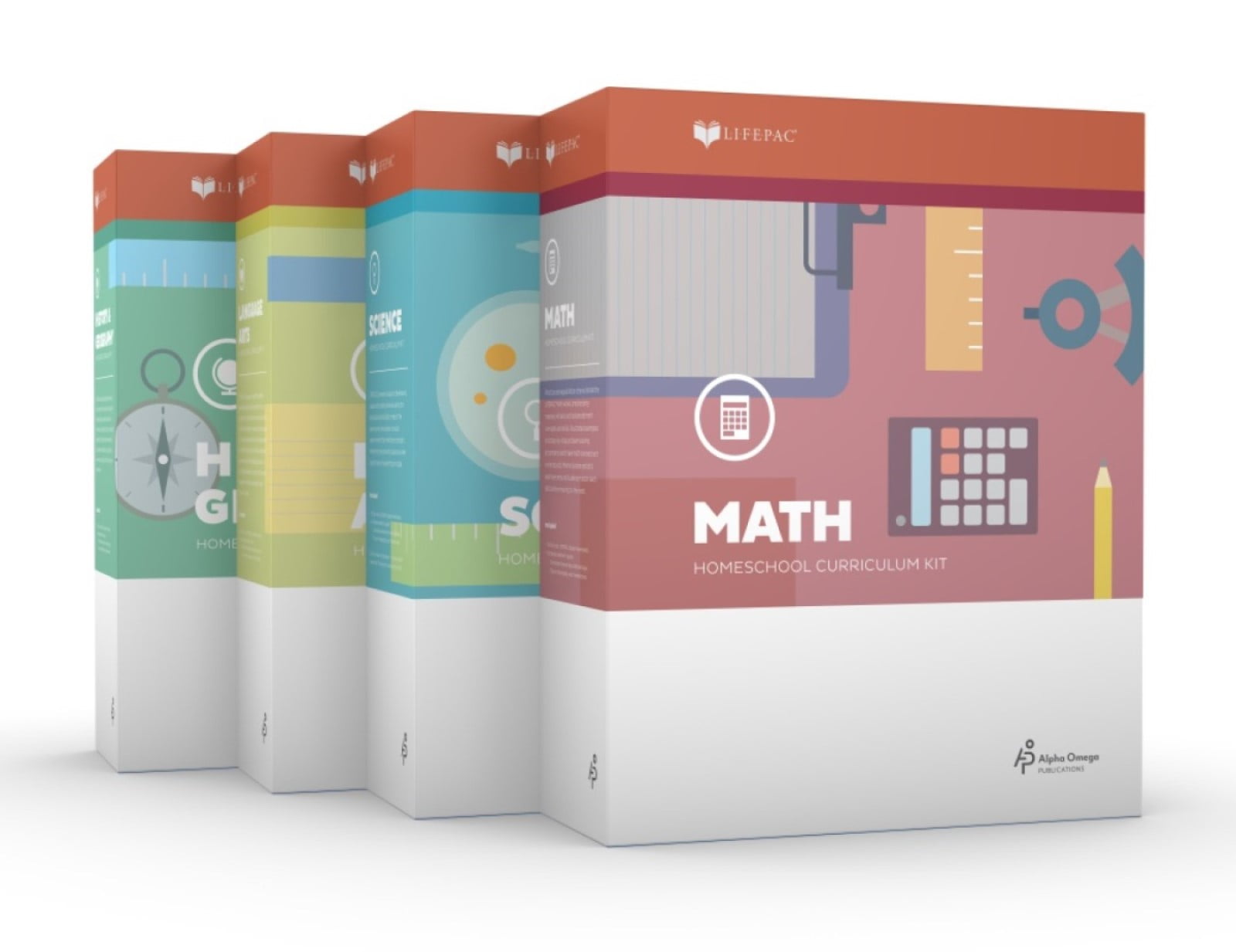 Lifepac 3rd Grade 4-Subject Set for Student Homeschool Study - Walmart.com