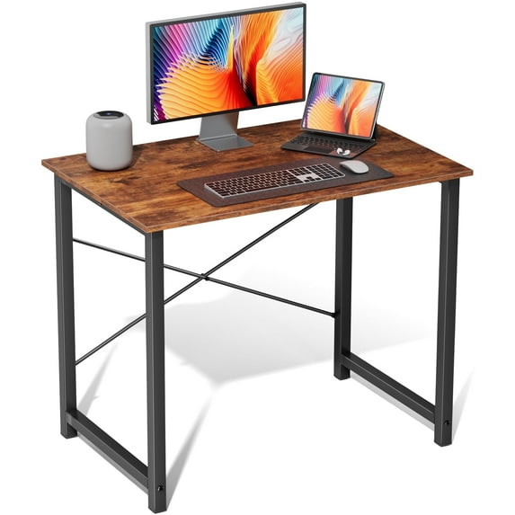 LIFERECORD 55 Inch Computer Office Desk for Small Spaces X-Shaped ...