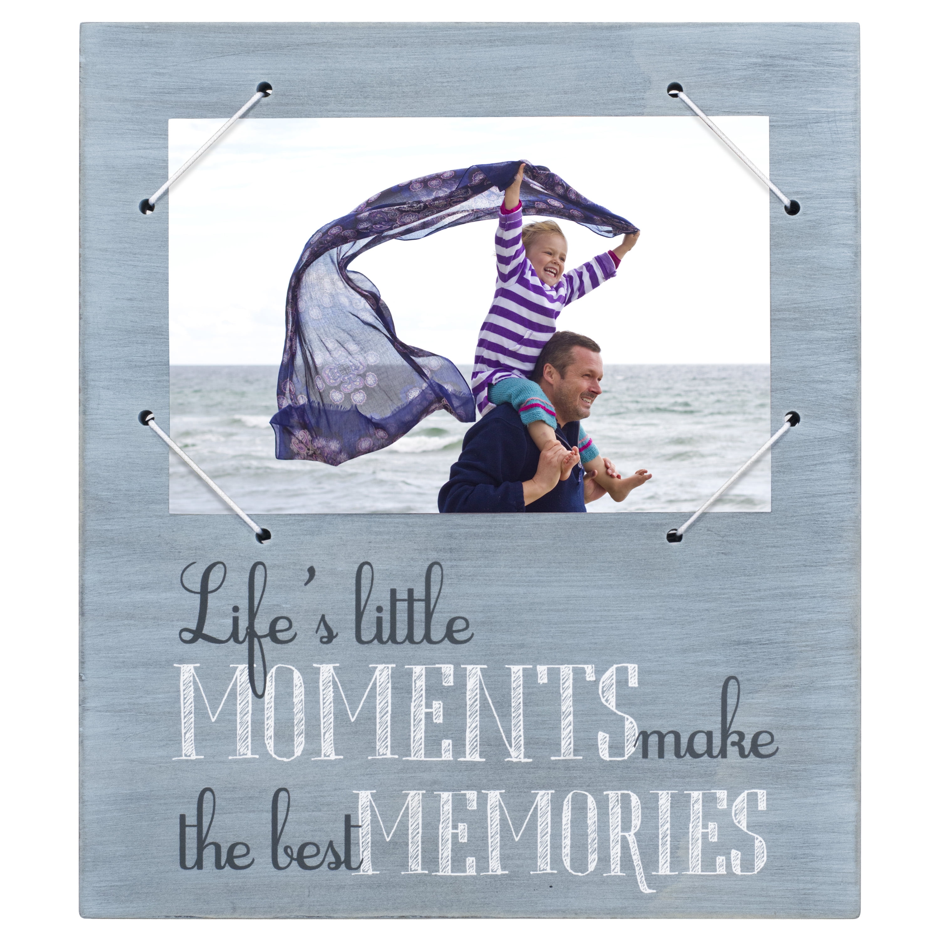 LIFES LITTLE MOMENTS BLUE CORD Frame Sign by Malden - 4x6 - Walmart.com