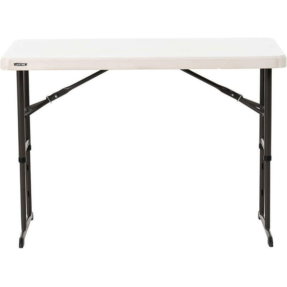 Lifetime 4 Foot Adjustable Height Folding Table