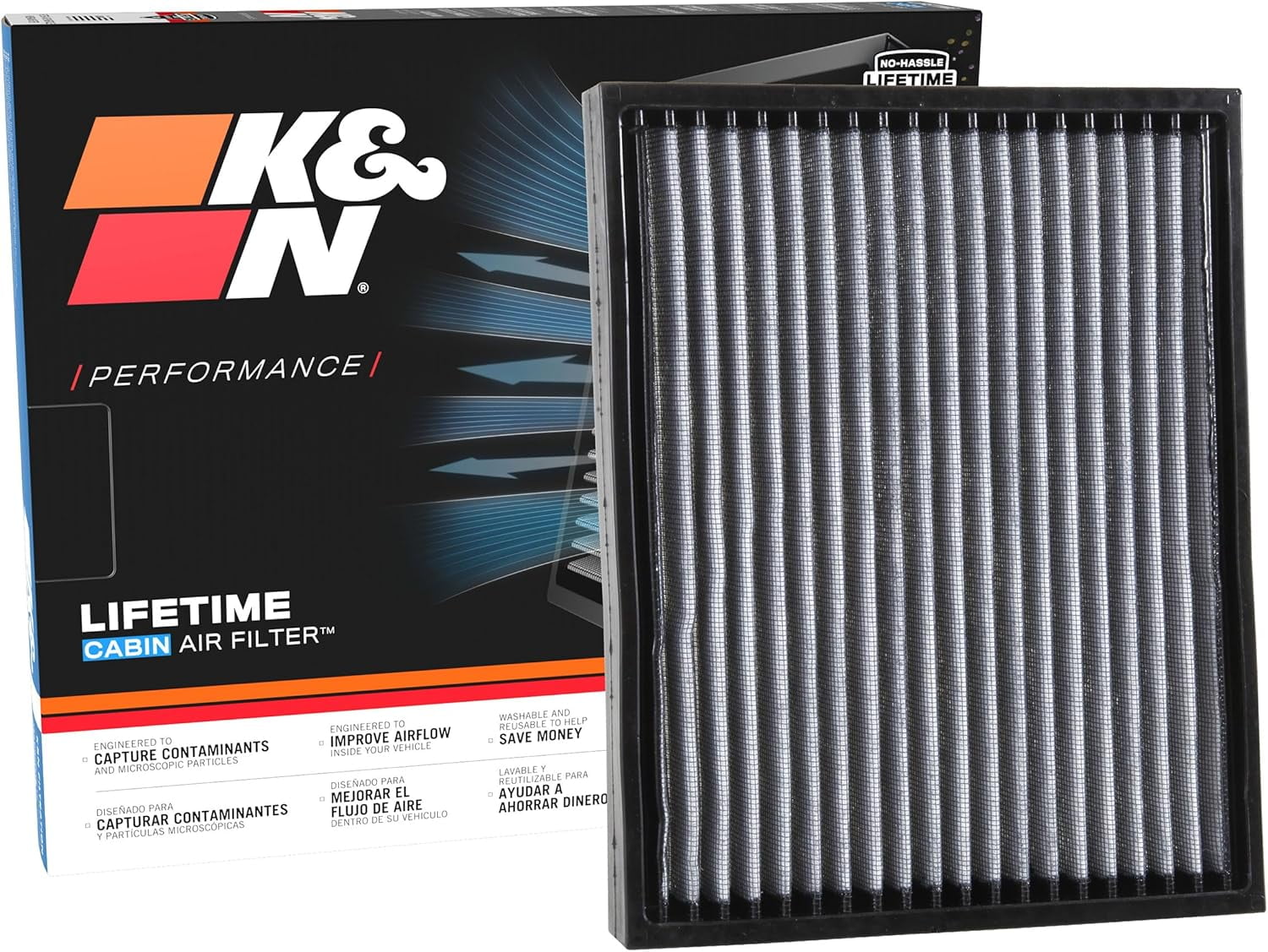 LIFETIME Cabin Air Filter: Premium, Washable, Clean Air for your Cabin ...