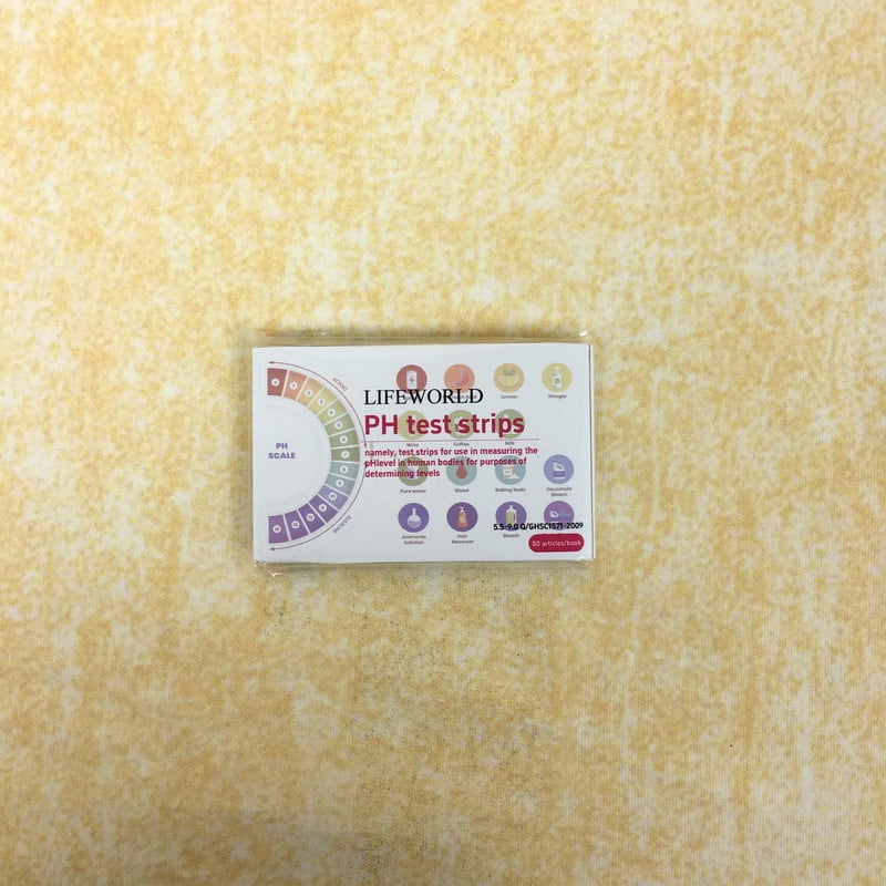LIFEWORLD PH test strips Test Strips for Human Body pH Monitoring ...