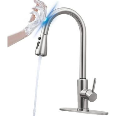 CES Touch Activated Kitchen Faucets with Pull Down Sprayer,Single ...