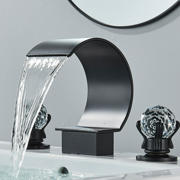 Waterfall Tub Spout Black