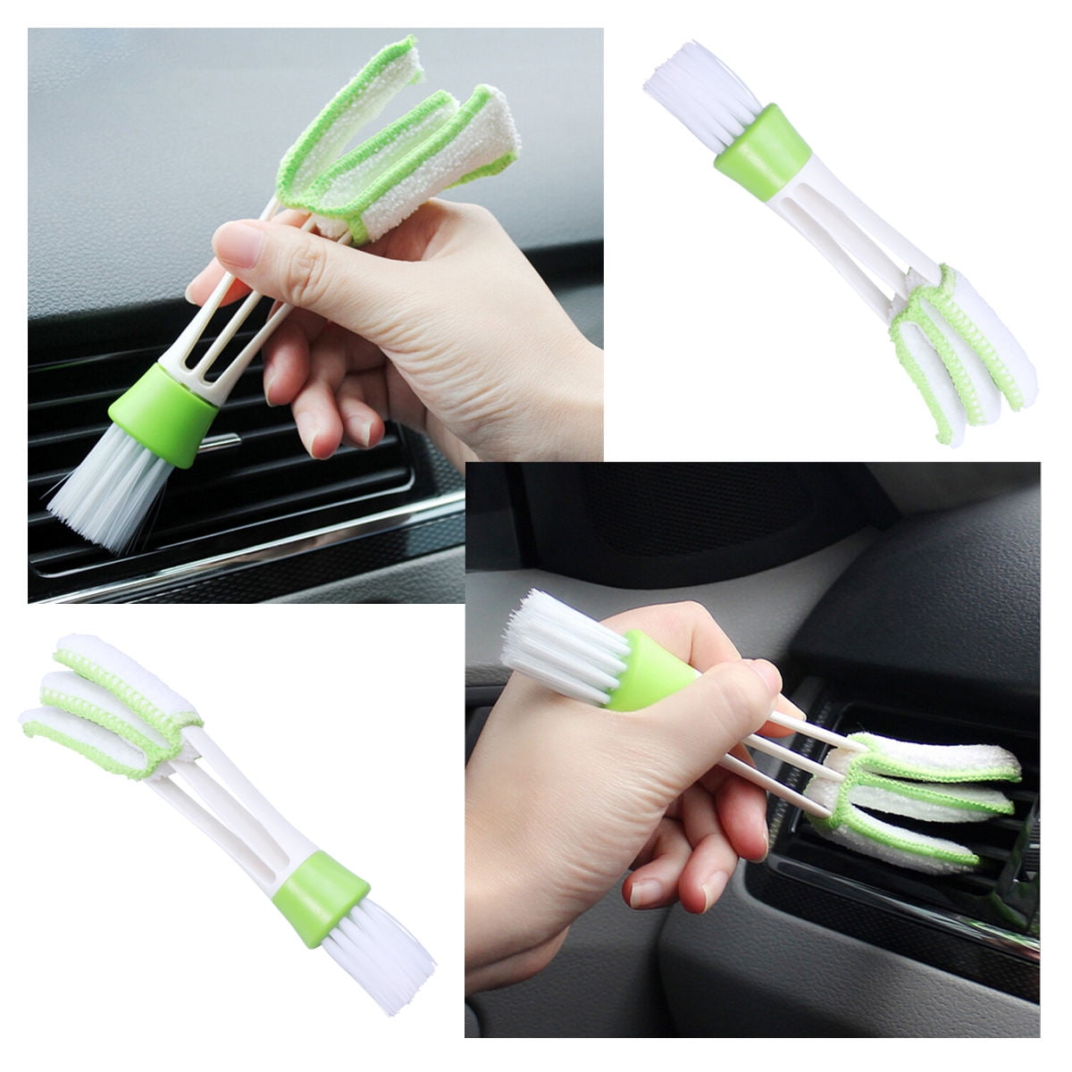 LIFKOME 1 PC Mini Duster Double Ended MicroFiber Vent Duster Brush for ...