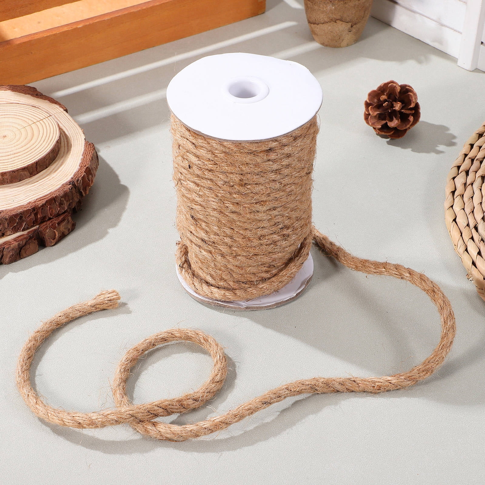 LIFKOME 1 Roll Jute Rope Crafting Jute Twine Heavy Duty Twine Packing ...