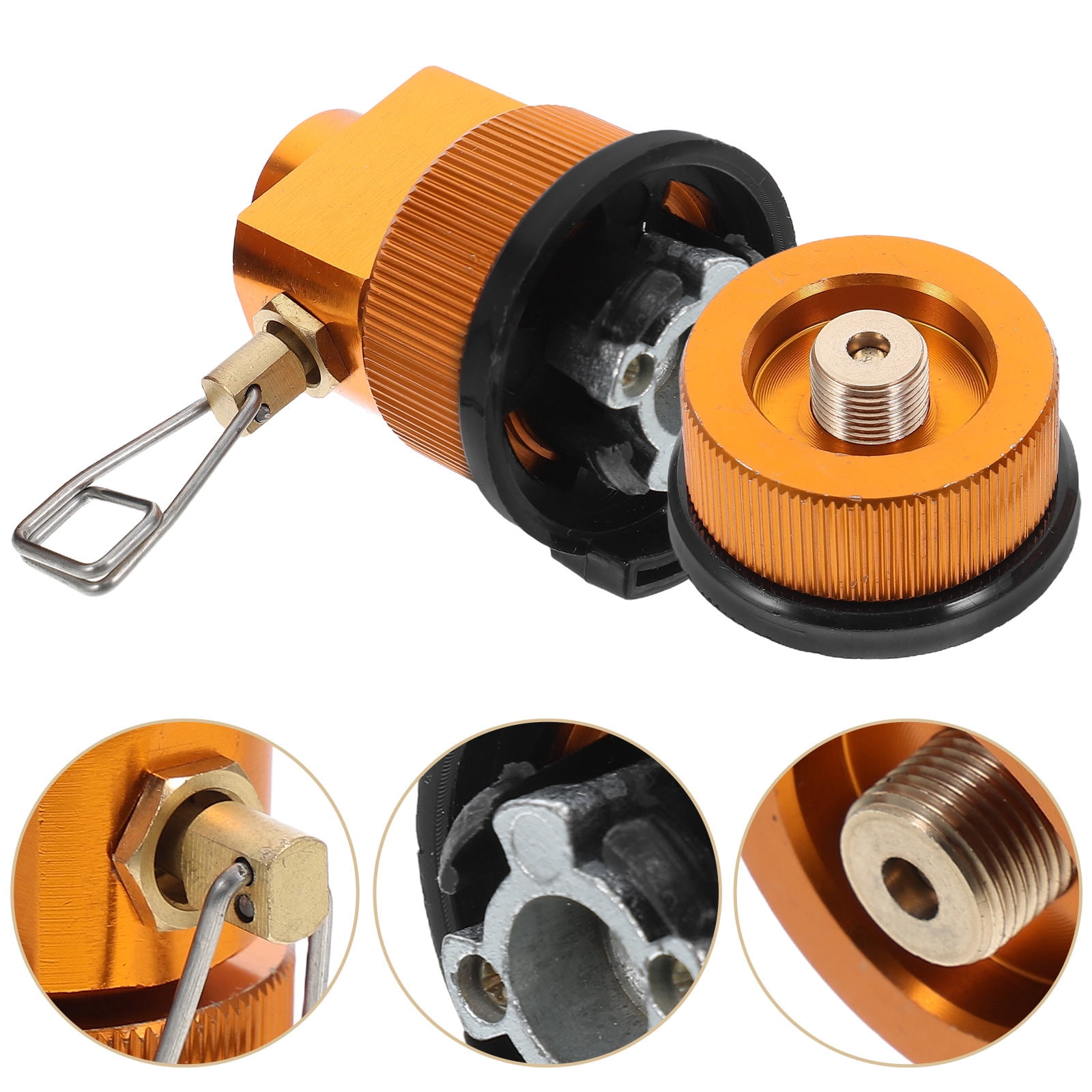 LIFKOME 1 Set Camping Stove Adapter Gas Converter Propane Tank Adapter ...