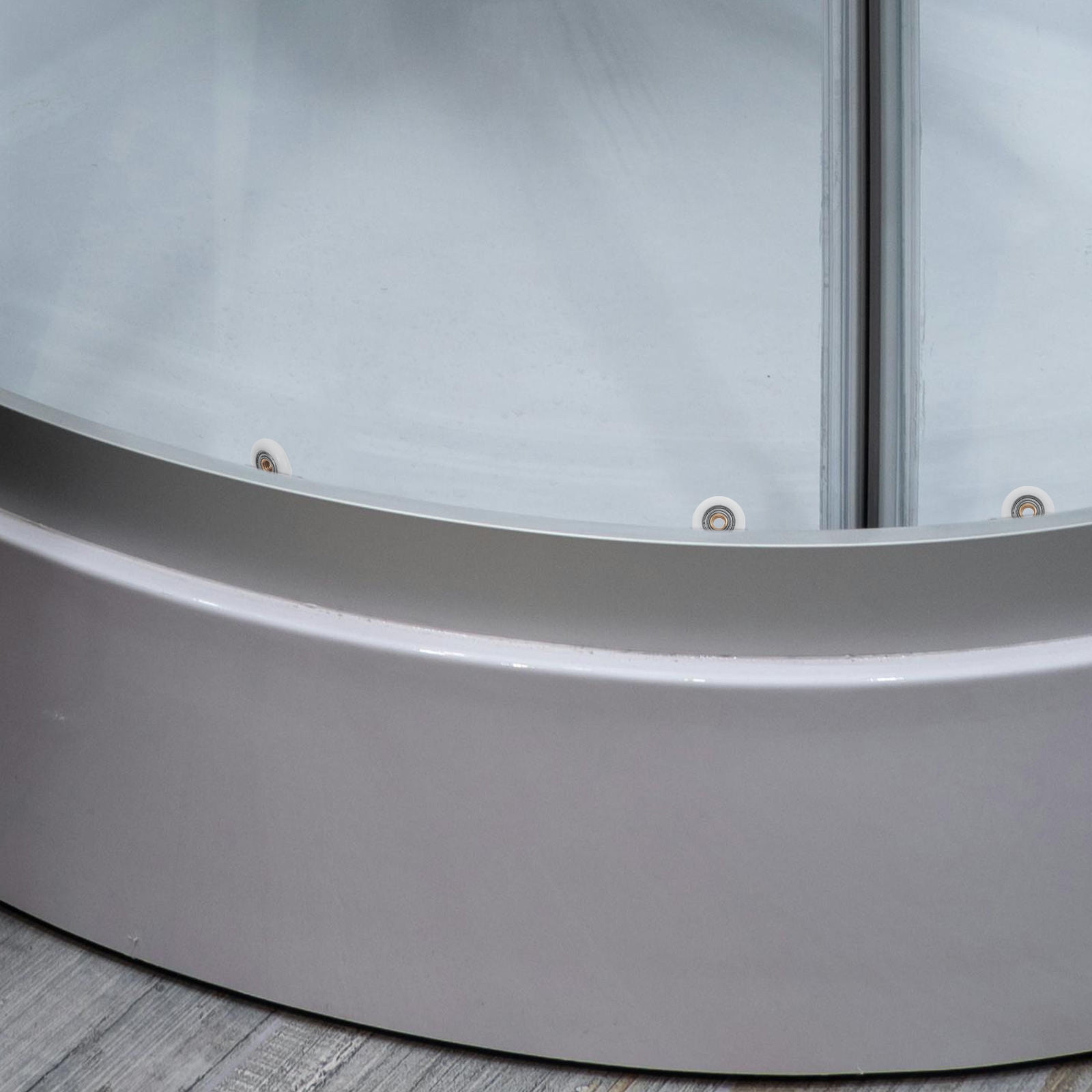 LIFKOME 1 Set of Glass Door Runners Shower Sliding Door Rollers Shower ...