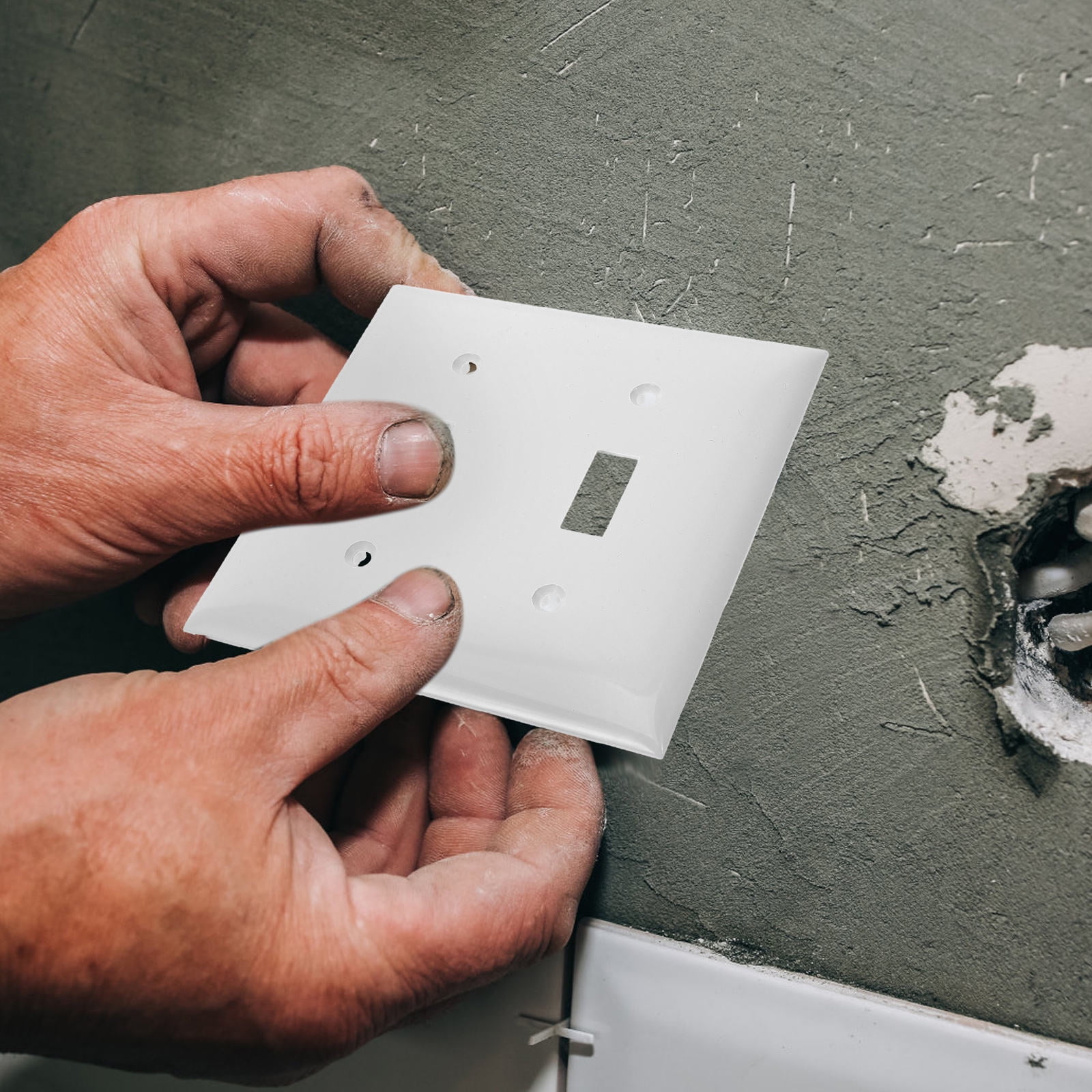 LIFKOME 1 Set Light Switch Cover Plate Toggle Light Switch Wall Plate ...