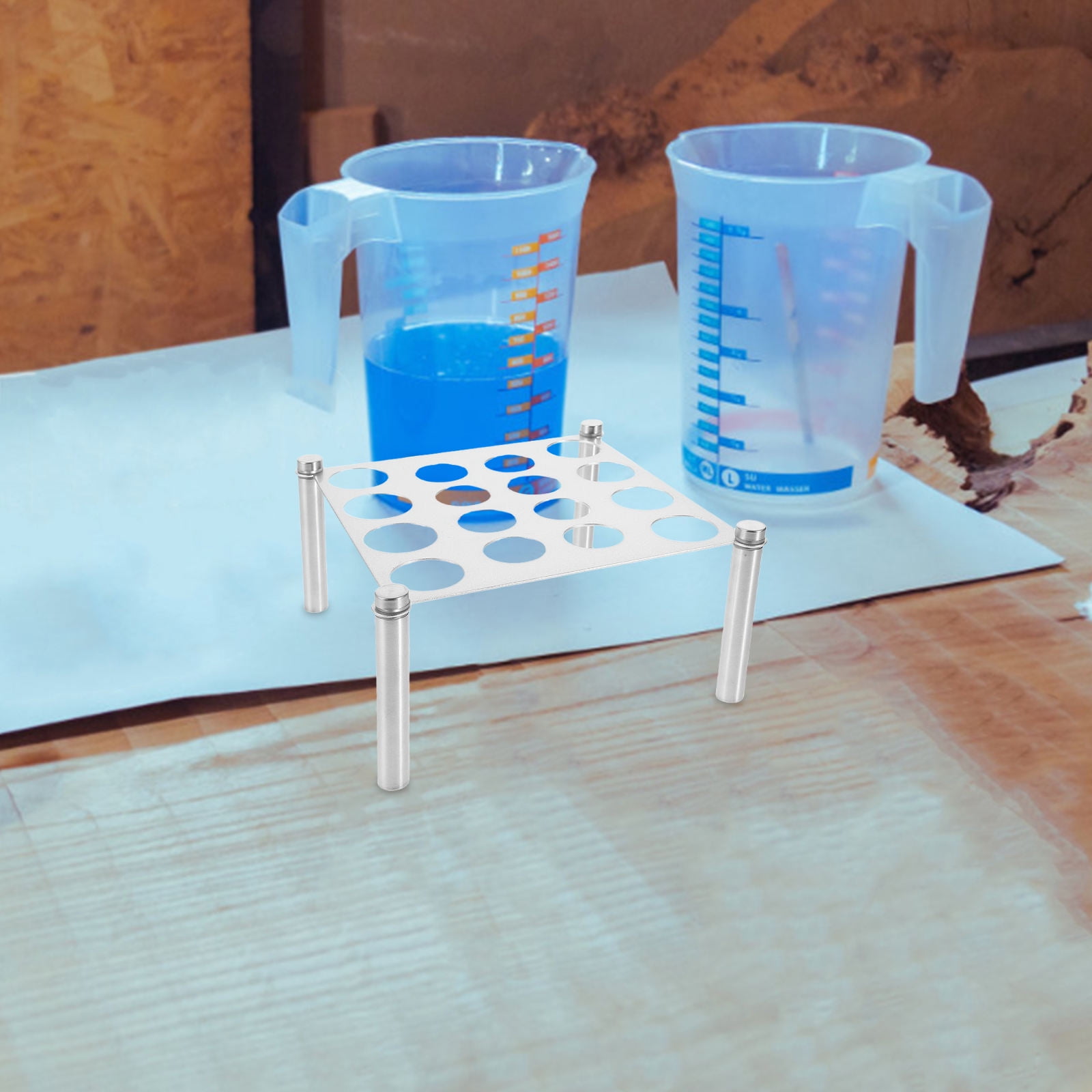 LIFKOME 1 Set Metal Holder For Chess Pieces Diy Resin Mold Stand ...