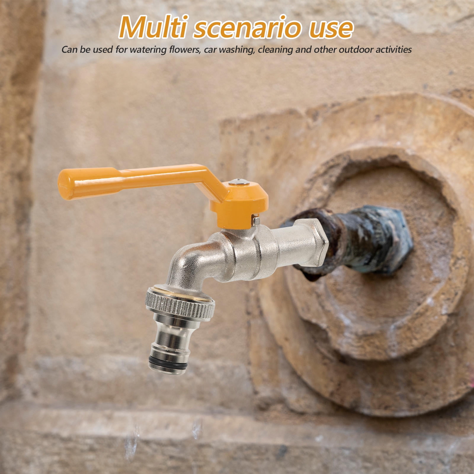 LIFKOME 1 Set Of Outdoor Faucet Garden Water Tap Basin Tap Replacement ...