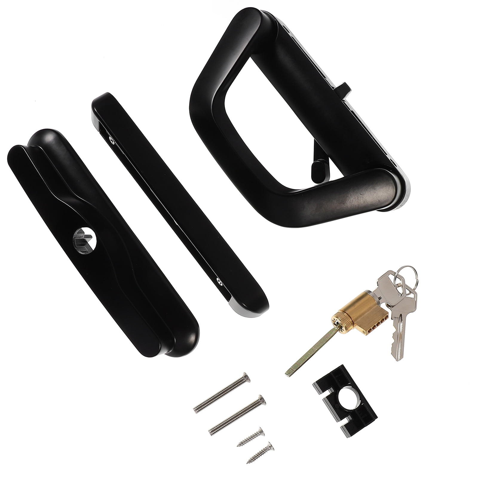 LIFKOME 1 Set Sliding Door Lock with Key Zinc Alloy for Door Hardware ...