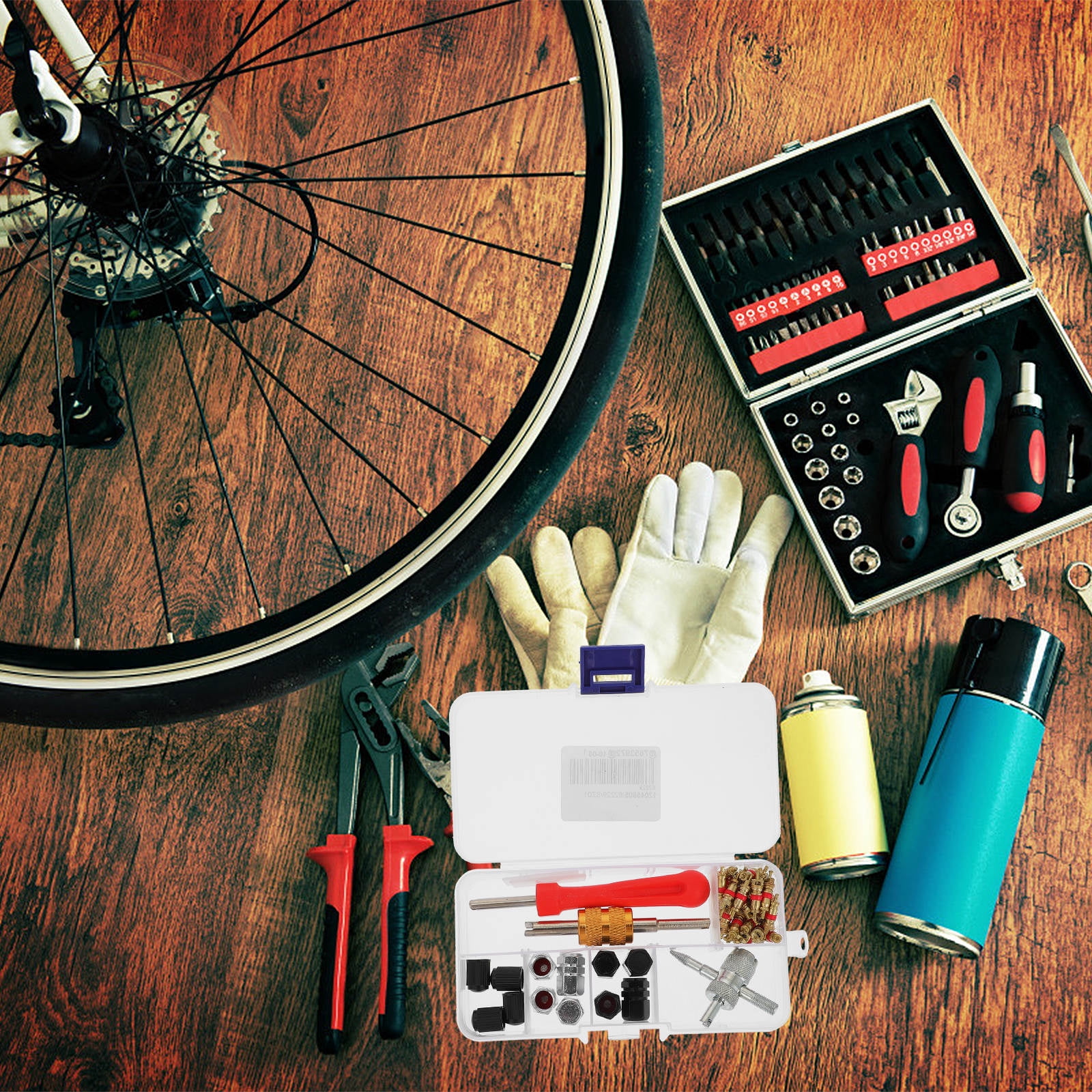 LIFKOME 1 Set Wrench Driver Kit for Bike Tire Tool Assorted Color Copper Stainless Steel ...