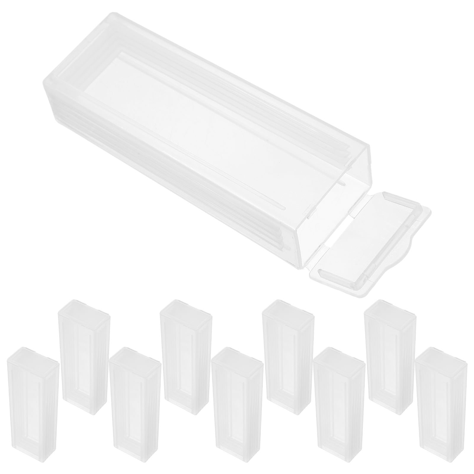 LIFKOME 10 Pcs Microscope Case Light Specimens Work Transparent ...
