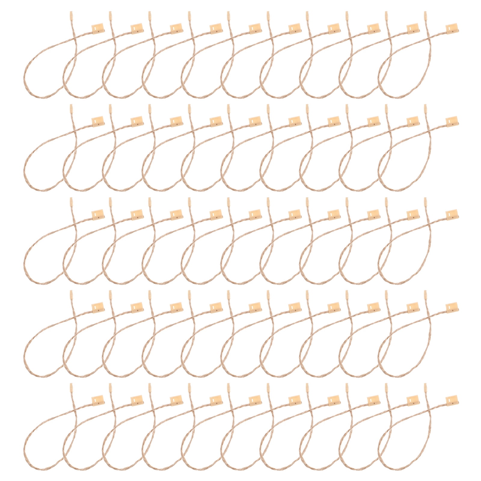 LIFKOME 1000pcs Box Clothing Hanging Tablets Hanging Rope Tag Rope for ...