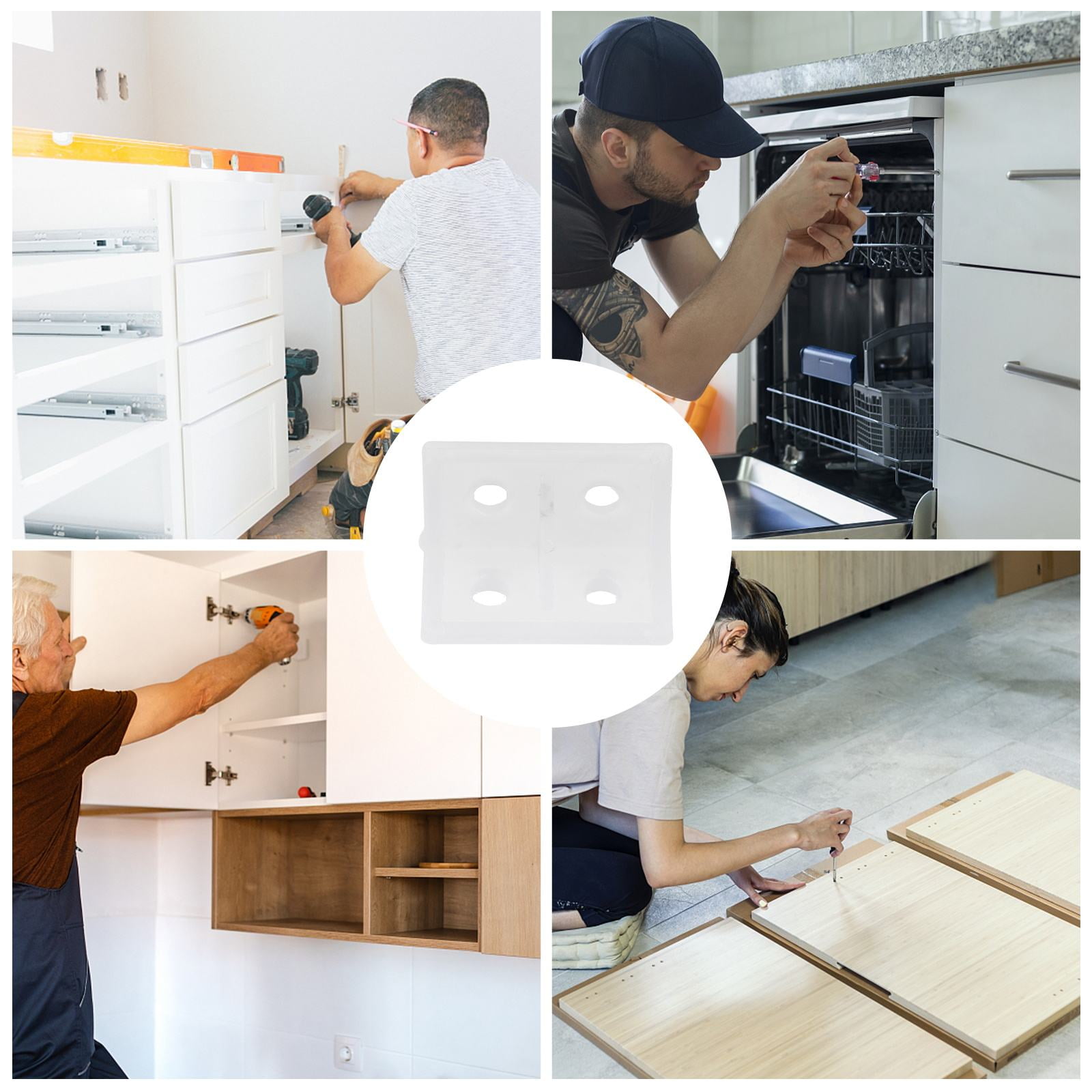 LIFKOME 100Pcs Corner Racks Plastic Joint Fixings Modern Minimalist ...