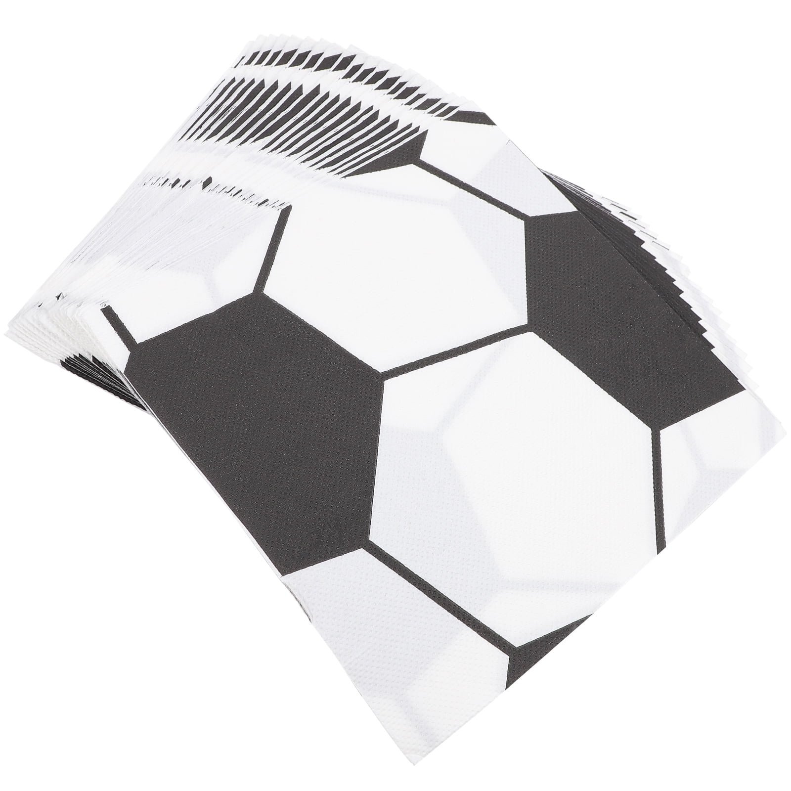 LIFKOME 100Pcs Soccer Napkins for Children and Families 13x13in ...