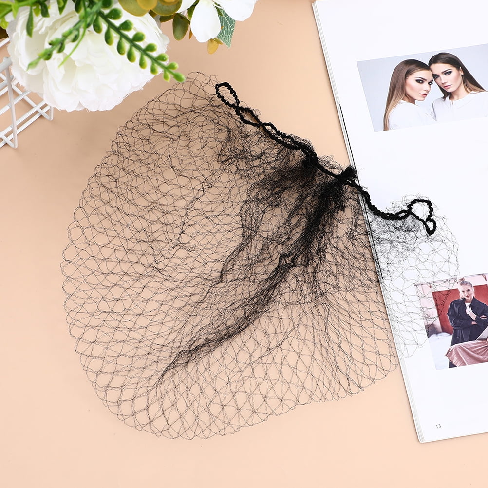 LIFKOME 100pcs Invisible Hair Net Hair Bun Net Soft Elastic Hair Net ...
