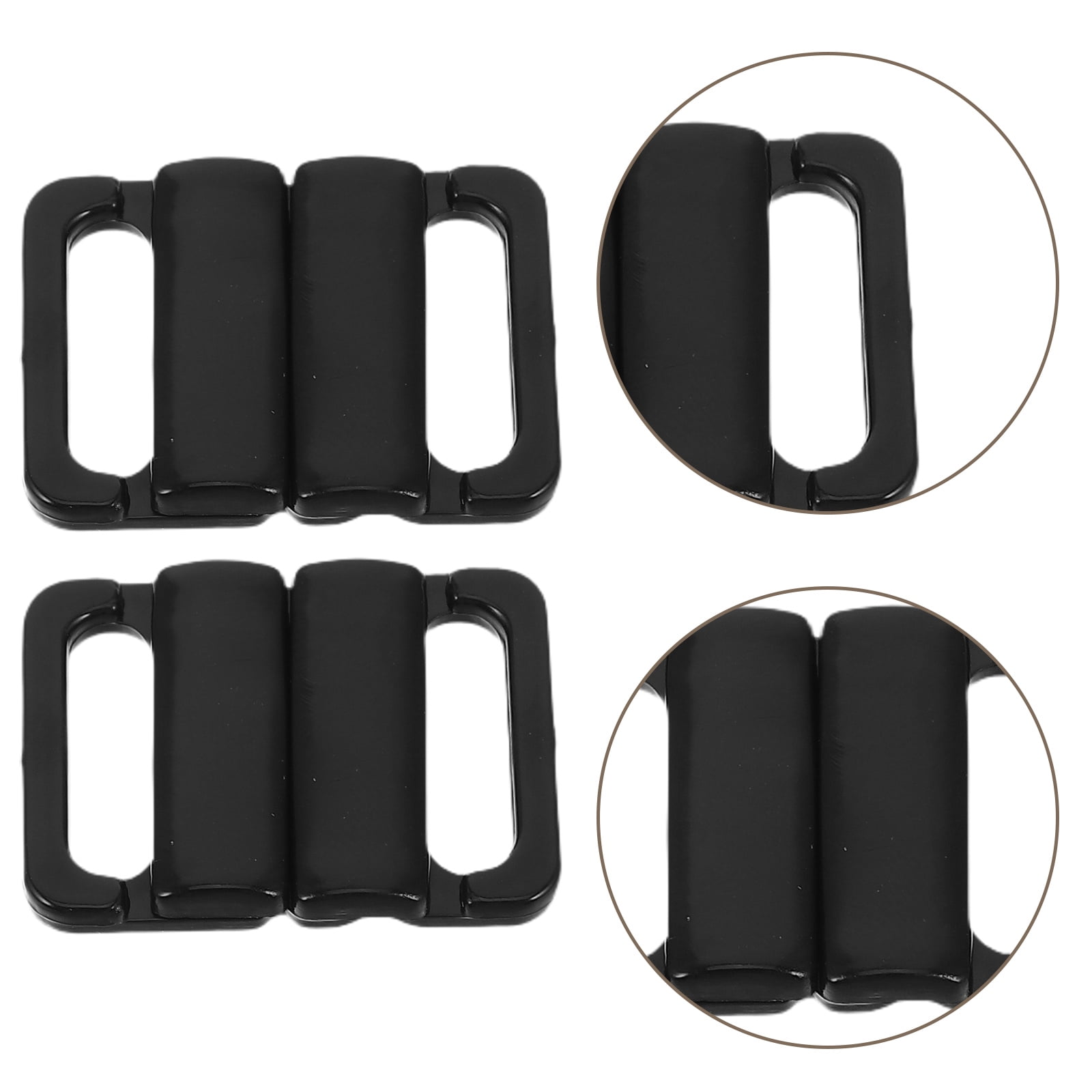 LIFKOME 100pcs Plastic Swimsuit Collar Fasteners Bra Strap Slide Hooks ...
