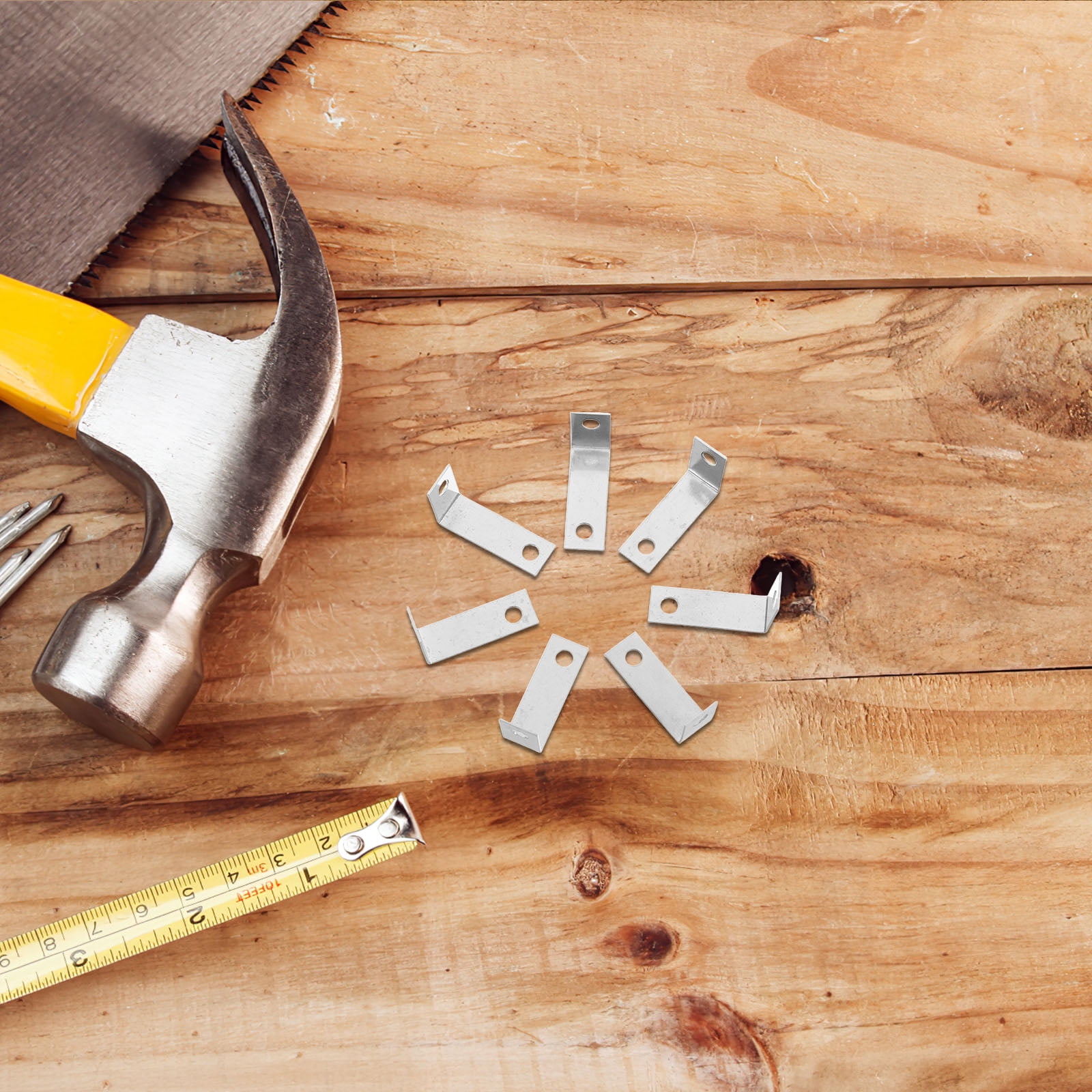 LIFKOME 10Pcs Picture Frame Corner Brackets Small L Shaped Brackets ...