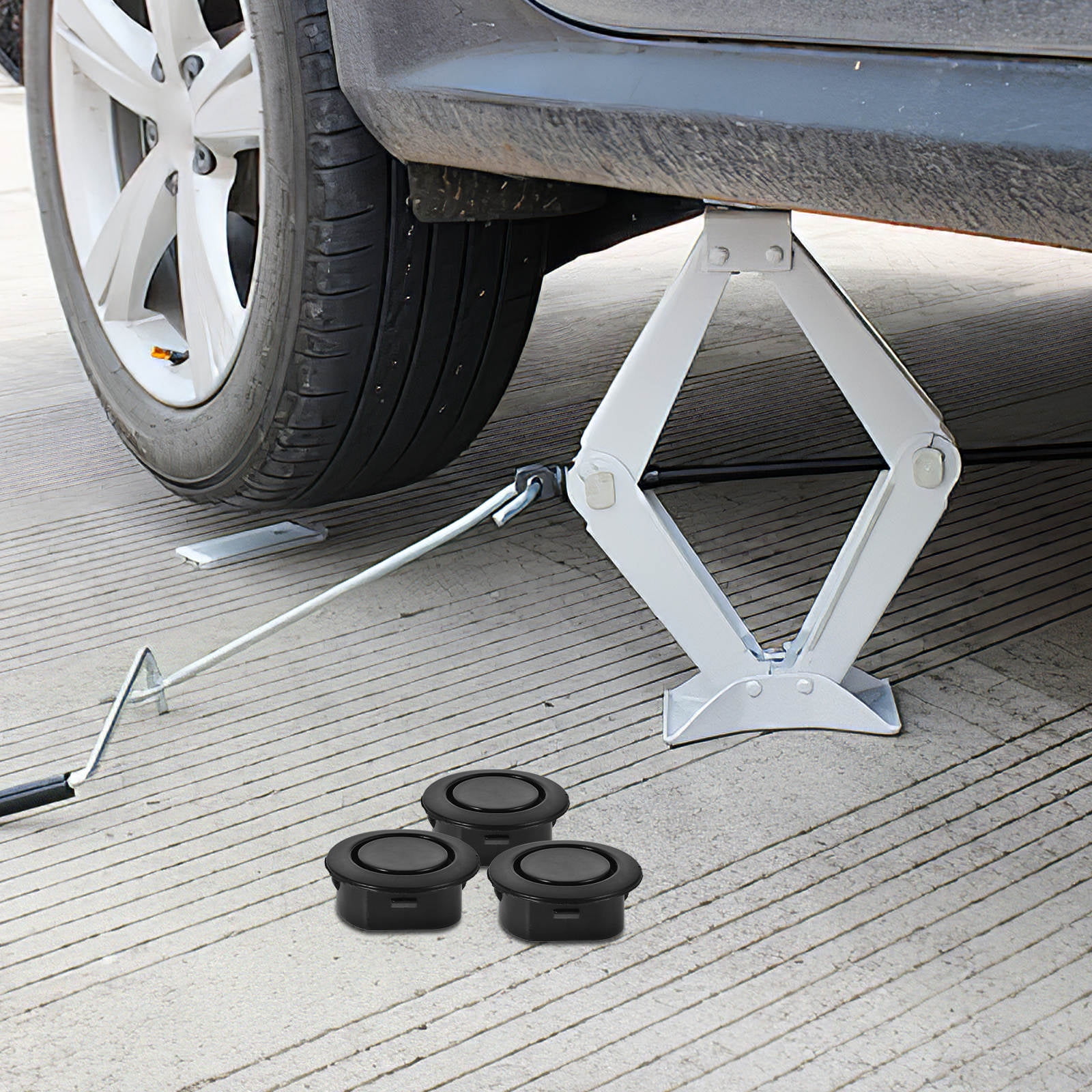 LIFKOME 10pcs Car Bumper Hole Cover Universal Plastic Radar Hole Plug ...