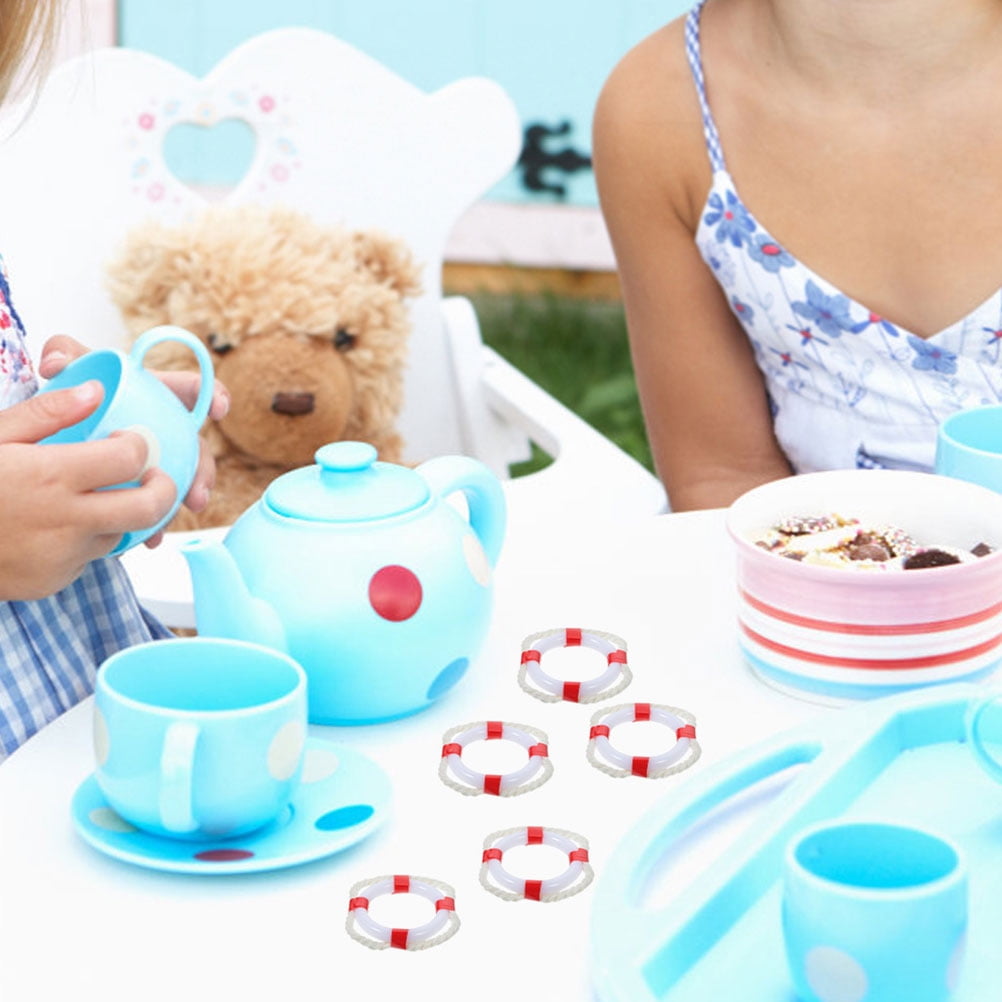 LIFKOME 10pcs Miniature Life Rings Dollhouse Decorations Mini Swim ...