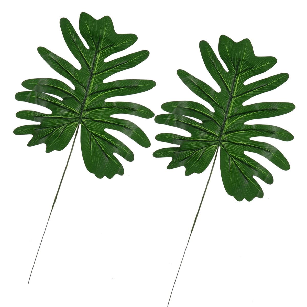 LIFKOME 12Pack Oval Leaf Shape Faux Leaves for Crafts Photography Props ...