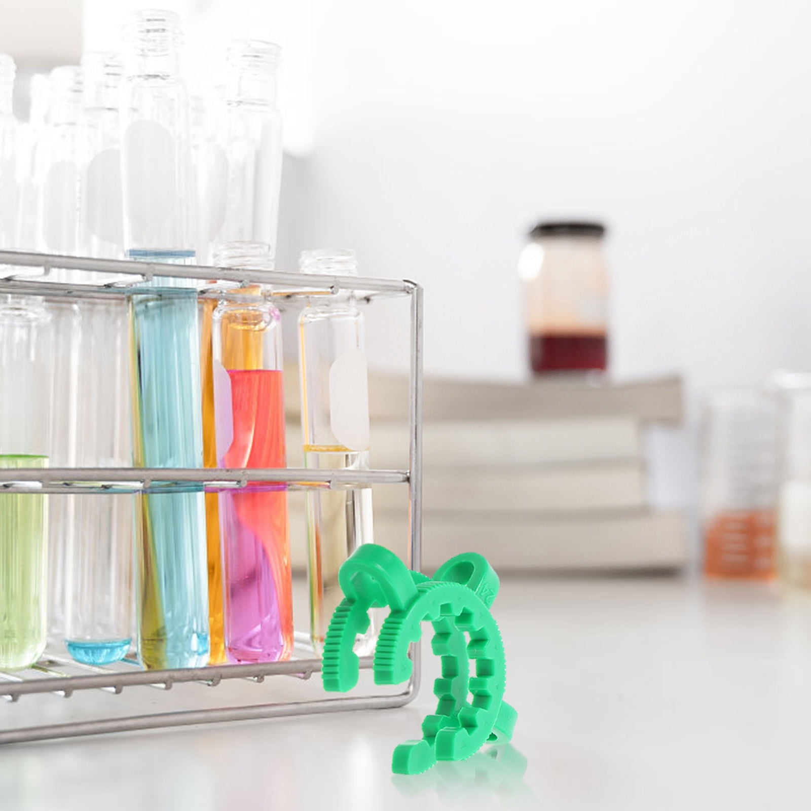 LIFKOME 12pcs Laboratory Glass Interface Clamp Plastic Clip for ...