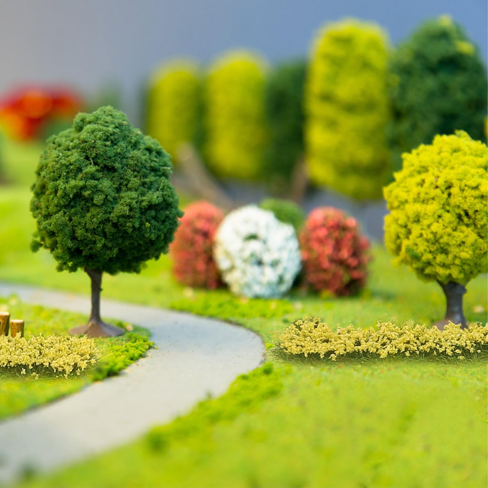 LIFKOME 14pcs Artificial Turf Fake Lawn Adorn Fake Turf Landscape Decor ...