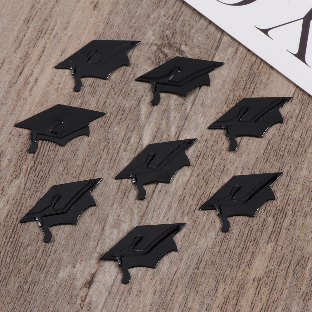 LIFKOME 1Pack Graduation Confetti Table Scatter Black Doctoral Cap ...