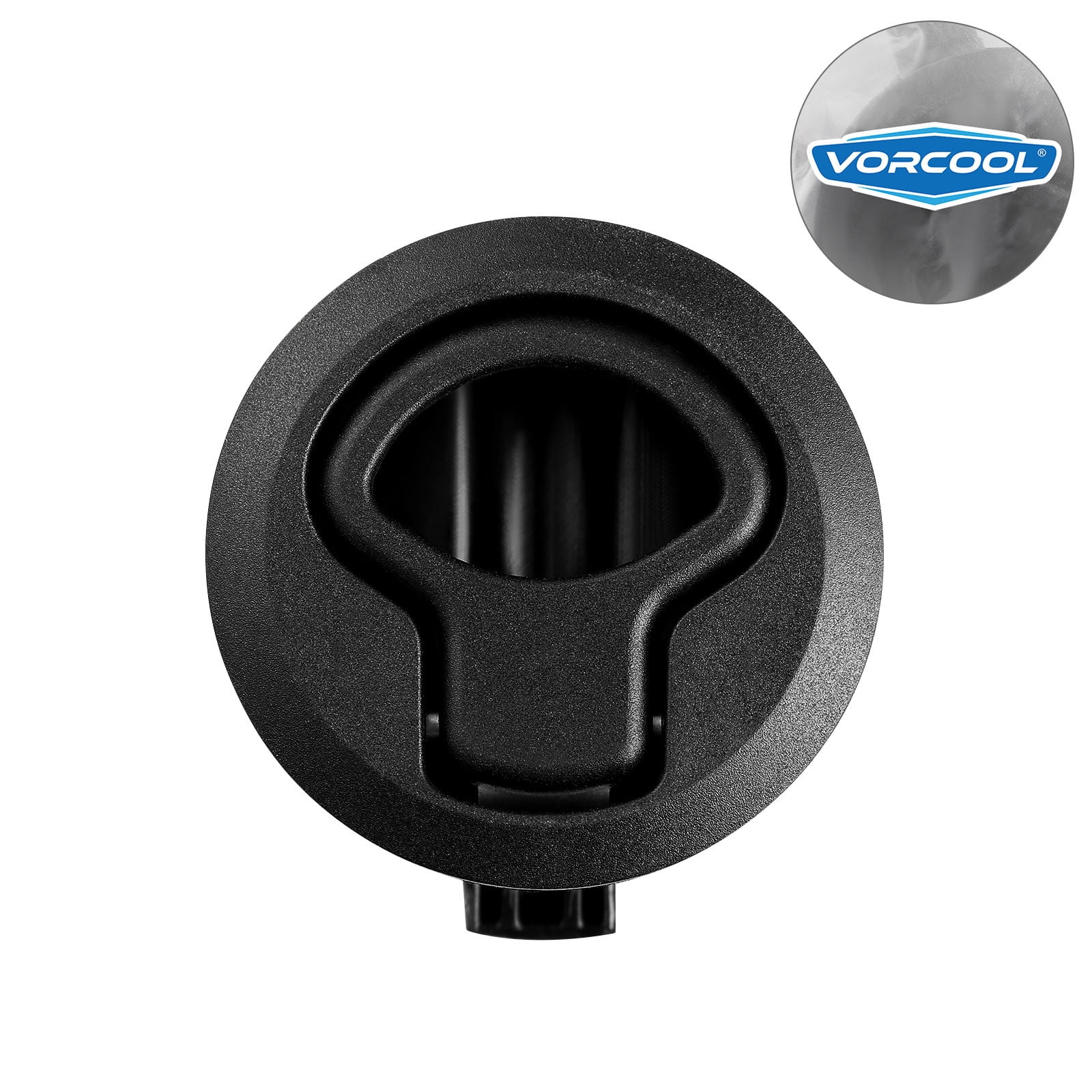 LIFKOME 1Pack Locking Flush Latch Plastic Rv Cabinet Latch Black For ...