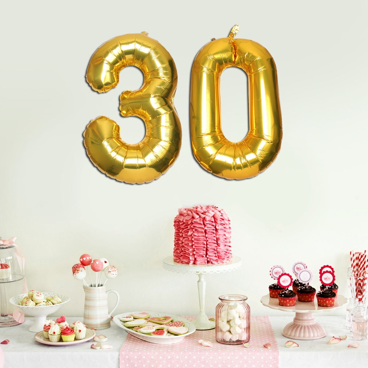 LIFKOME 1Pcs Golden Number Balloon 40 Inch for Event Planners and ...