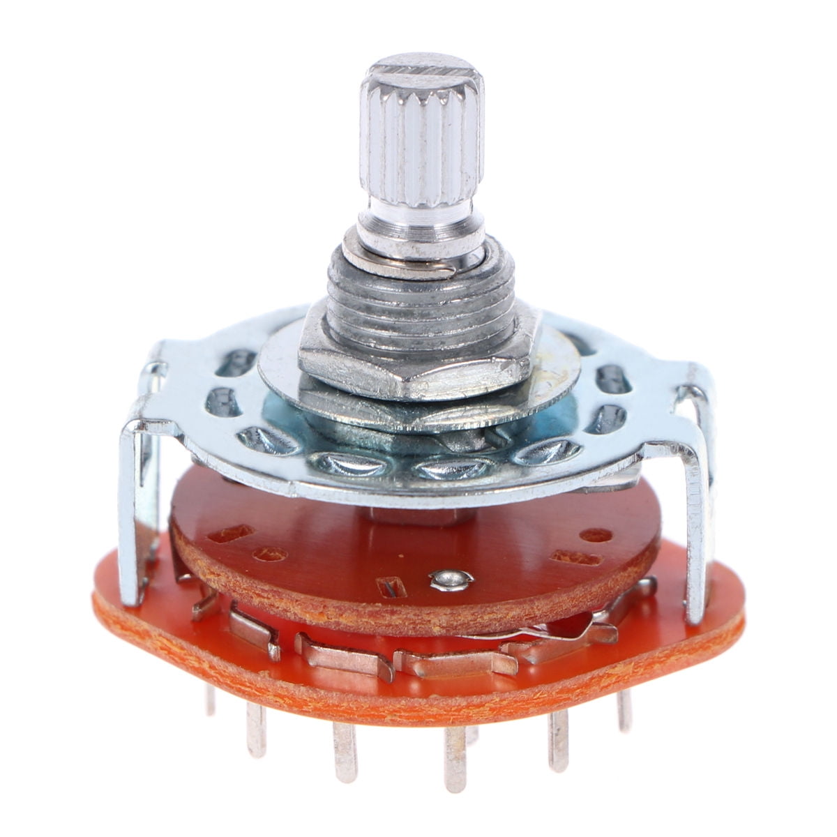 LIFKOME 1Set 3-Pole 4-Position Rotary Selector Switch for Electric Guitar Metal Plastic 1.2 x 1. ...