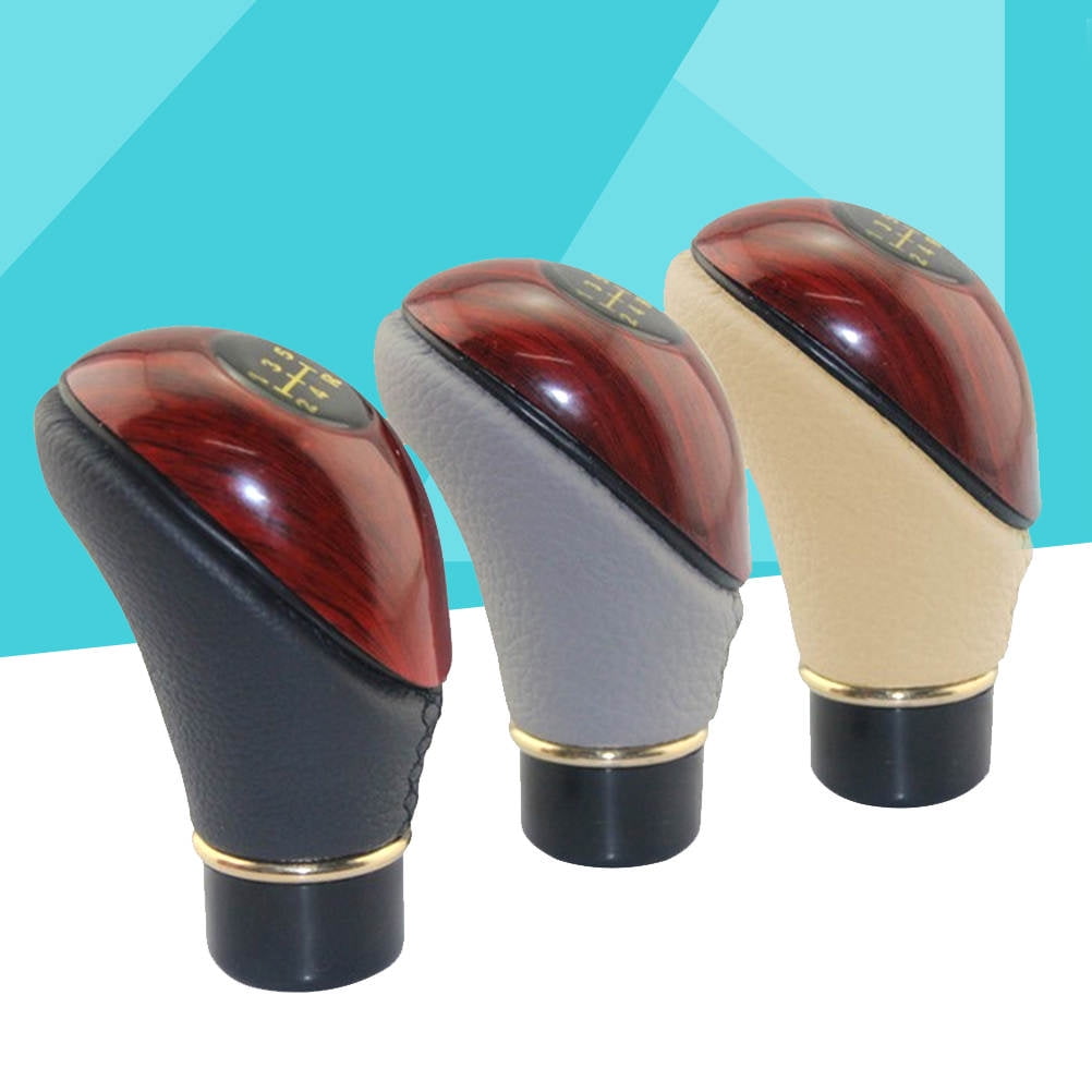 LIFKOME 1Set Gear Shift Knob Handle Car Manual Gear Shift Knob Adapter with Assorted Color Round ...