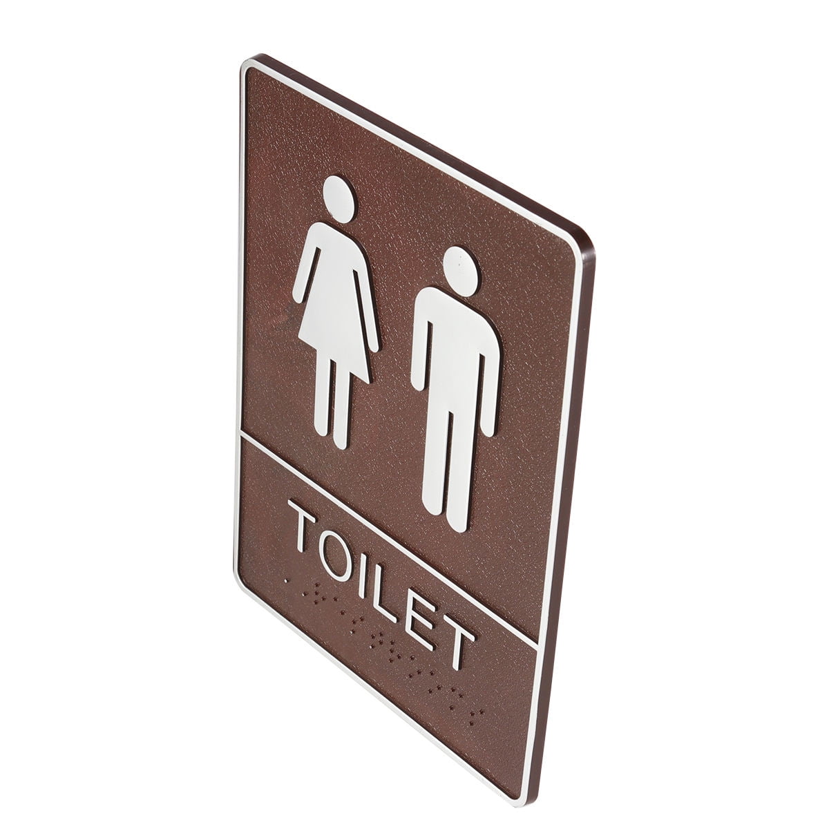 LIFKOME 1Set Modern 3D ABS White Toilet WC Washroom Door Signs ...