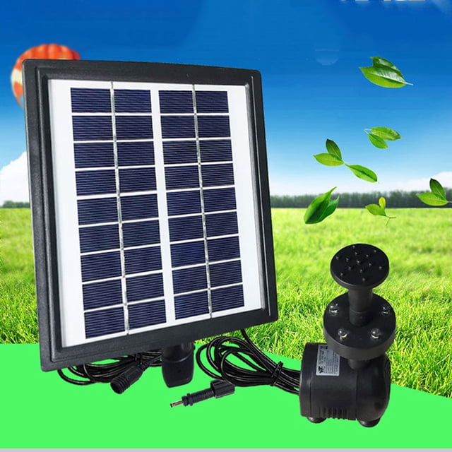 LIFKOME 2.8 W LED Solar Water Pump Standing Submersible Water Fountain ...