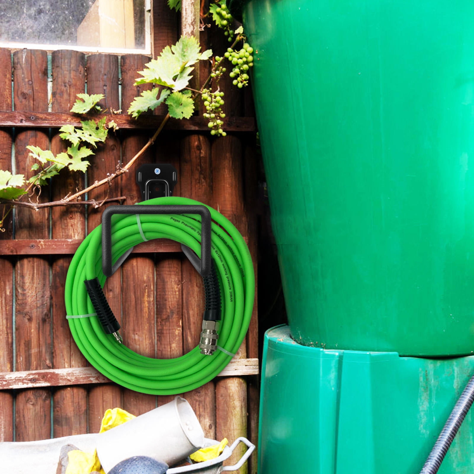 LIFKOME 2 Pcs Heavy Duty Metal Garage Hooks Wall Mount Tool Hangers for ...