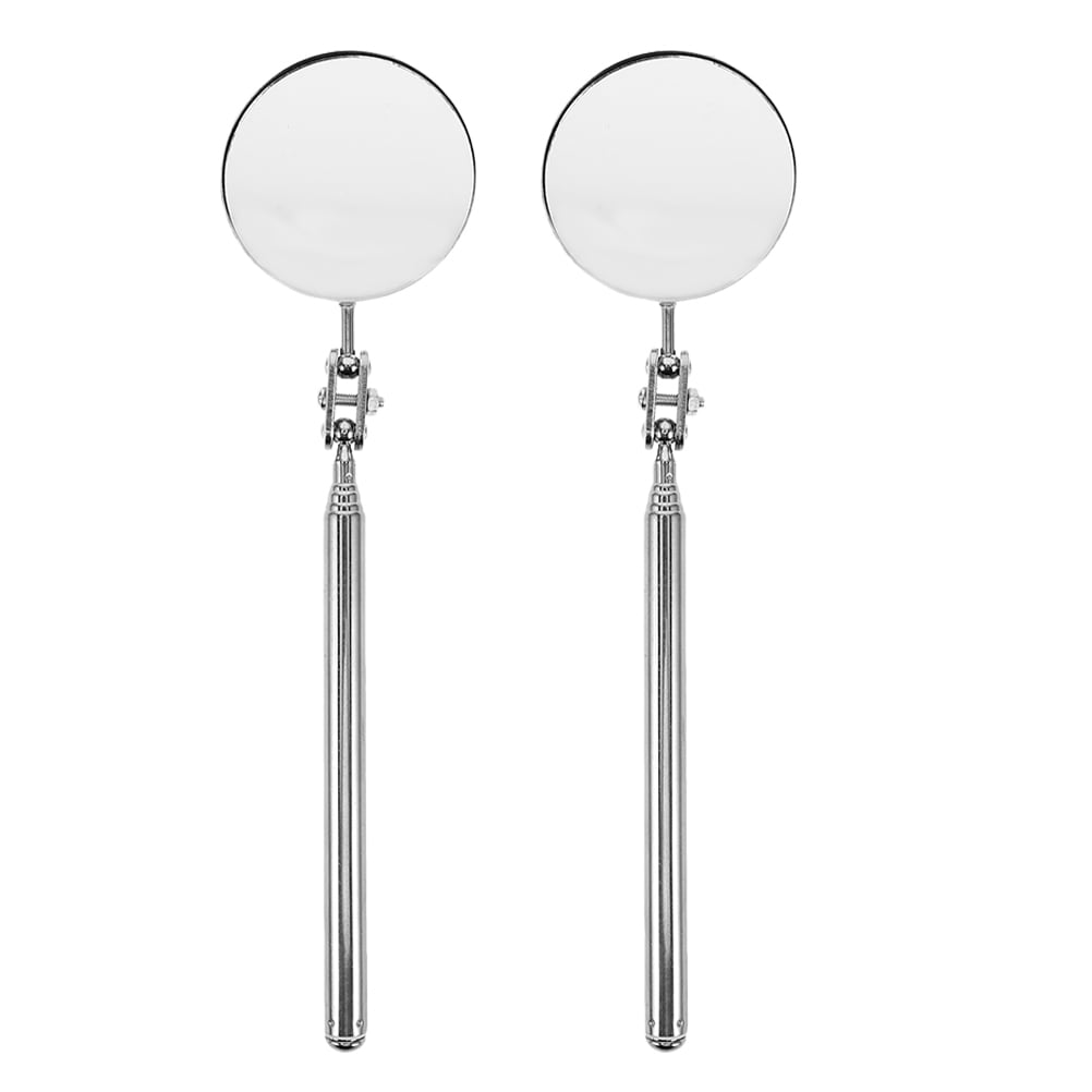 LIFKOME 2 Pcs Telescoping Inspection Mirror Flexible Round Mirror ...