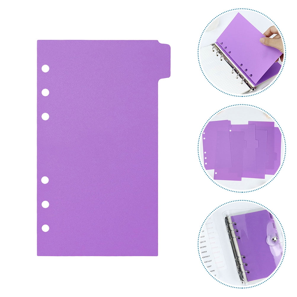 LIFKOME 2 Sets Binder Dividers with Tabs Office Index Page Separator ...