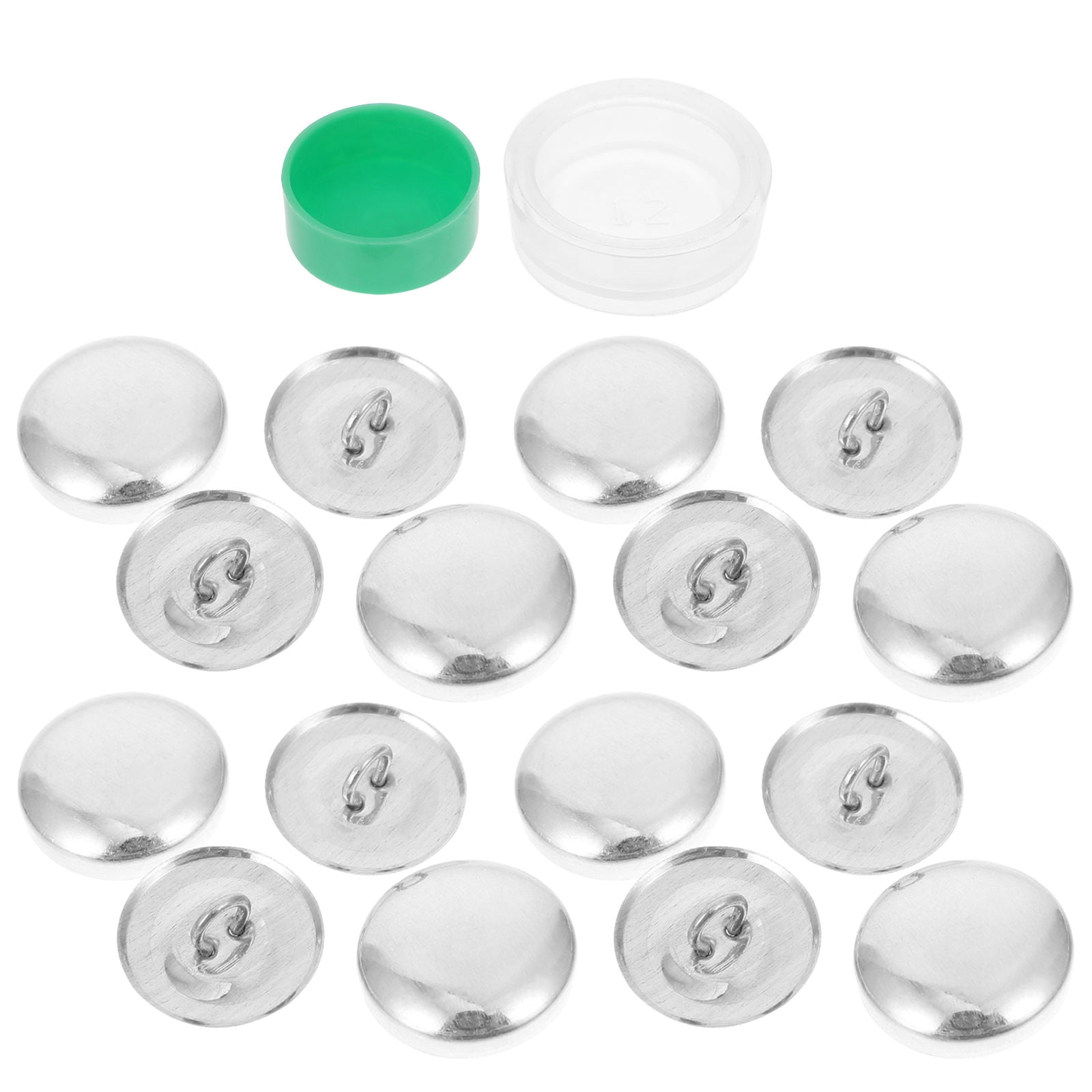 LIFKOME 2 Sets Fabric Covered Button Kit with Round Shape for DIY Craft ...