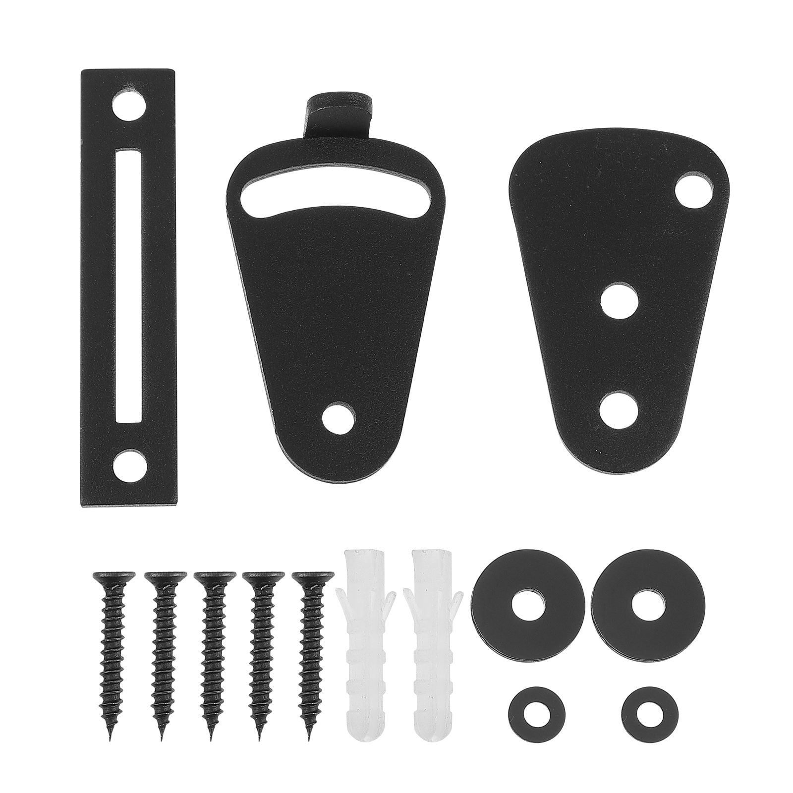 LIFKOME 2 Sets Tear Drop Shape Barn Door Hardware for Office Use 11.8x0 ...