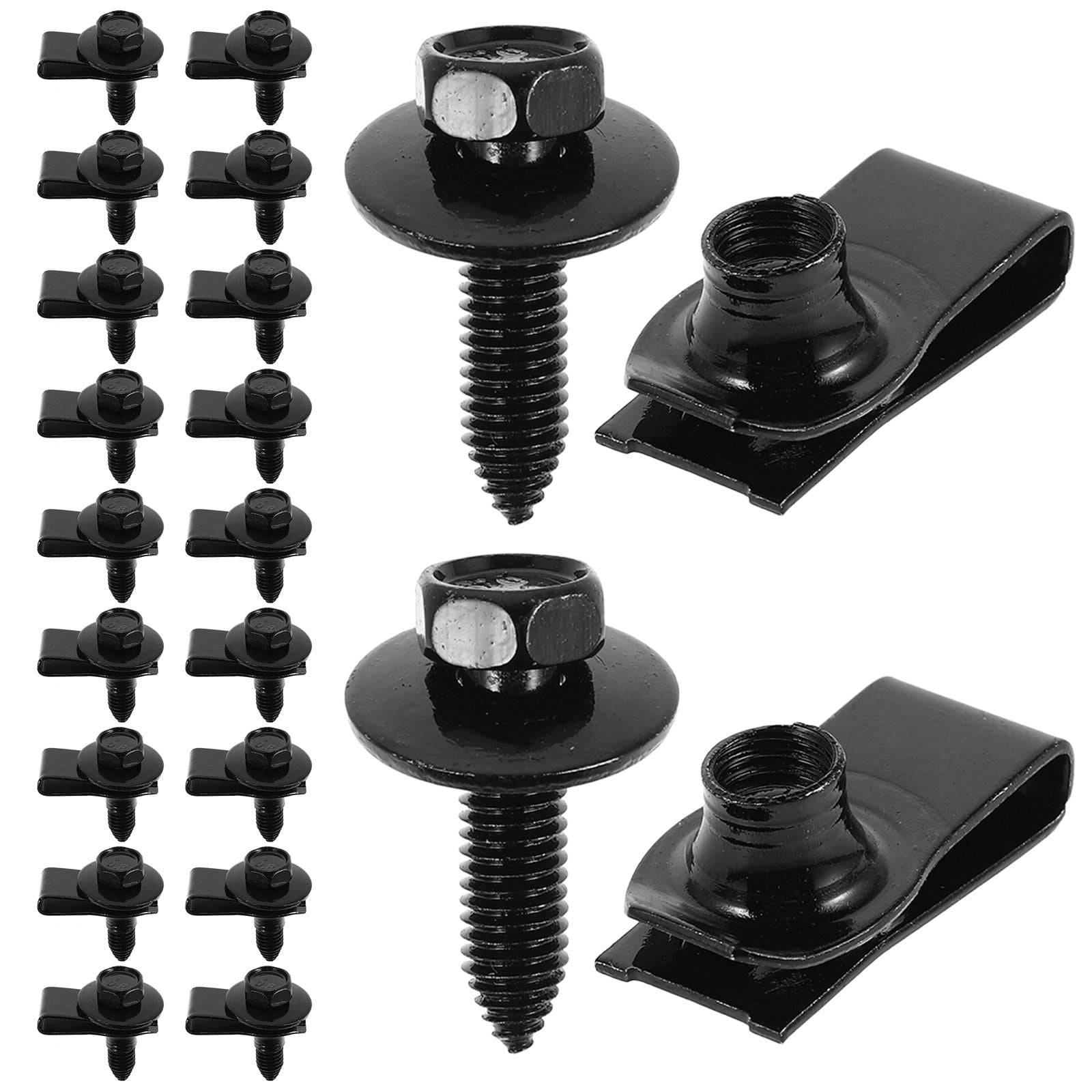 LIFKOME 20 Sets Automotive Screw Clips and U Type Clips Set Body Panel ...