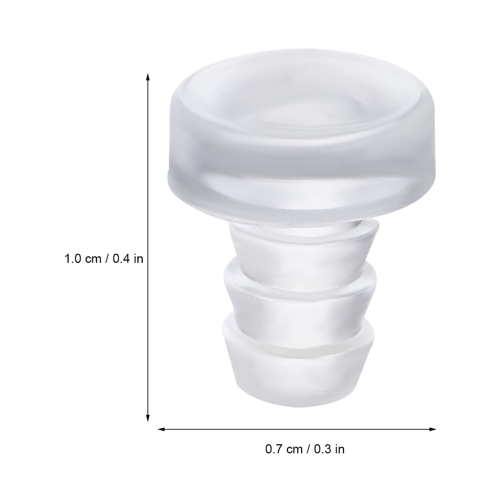 LIFKOME 200 Pcs Transparent PVC Stop Bumpers Anticollisions Table ...